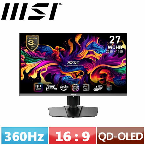 MSI微星 27型 MPG 271QRX QD-OLED 平面電競螢幕 | 良興EcLife購物網直營店 | 樂天市場Rakuten