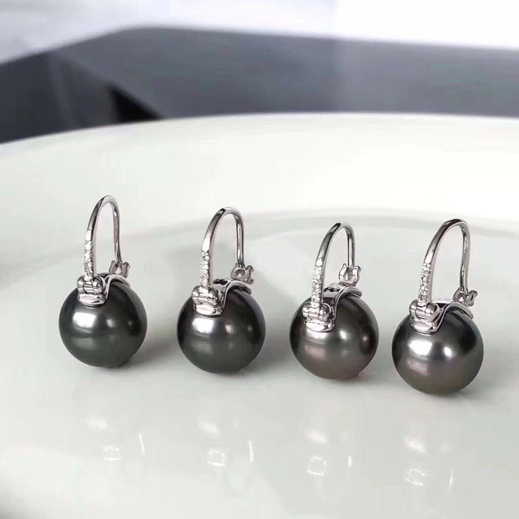 DIY珍珠配件 S925銀天然珍珠耳環空托 時尚款耳扣女 配9-12mm圓珠 | 協貿國際日用品生活11館 | 樂天市場Rakuten