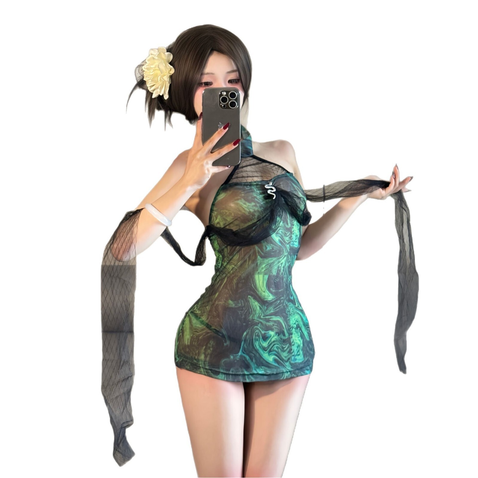 🔥快速出貨🔥 附發票 情趣內衣性感旗袍純欲調情禁欲誘惑睡衣qqny掛脖睡裙蕾絲套裝 | 小紅書嚴選 | 樂天市場Rakuten