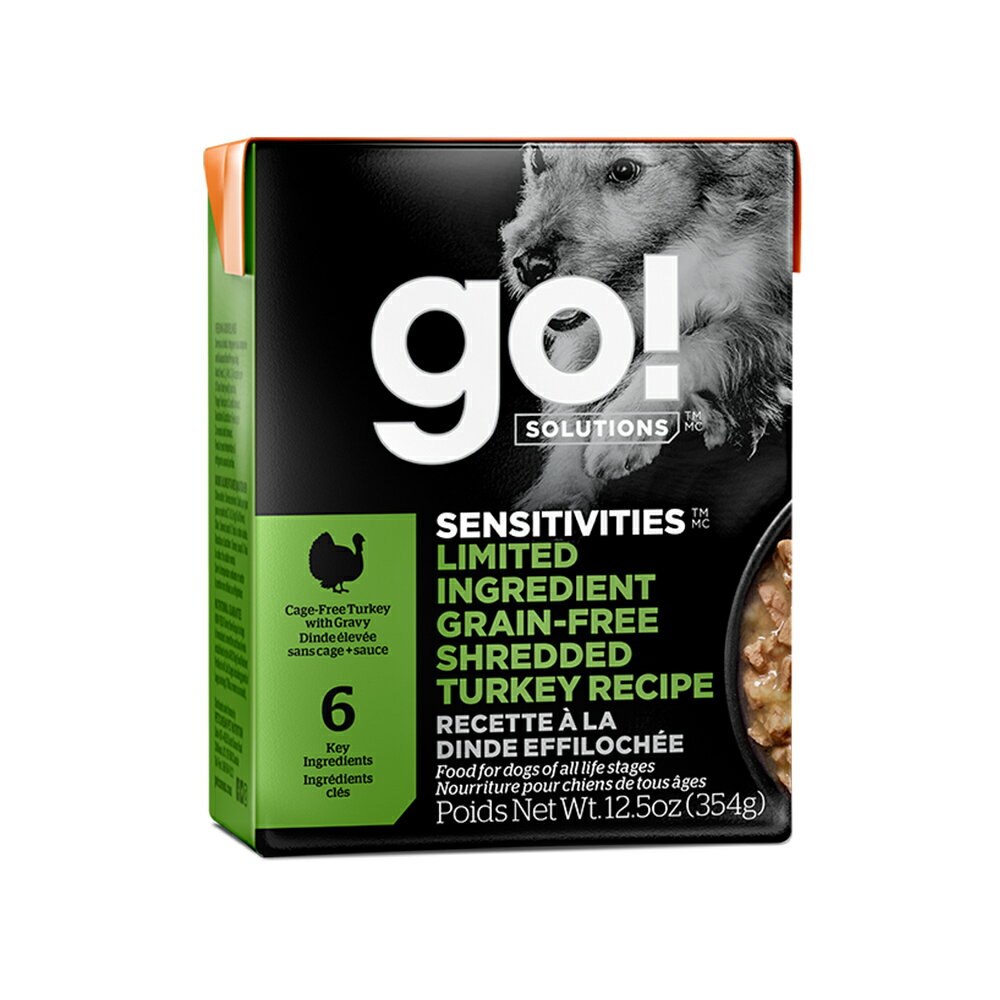 【SofyDOG】go! 鮮食利樂狗餐包 嫩絲系列 無穀火雞 354g 狗罐 狗主食罐 狗鮮食 | SofyDOG直營店 | 樂天市場Rakuten