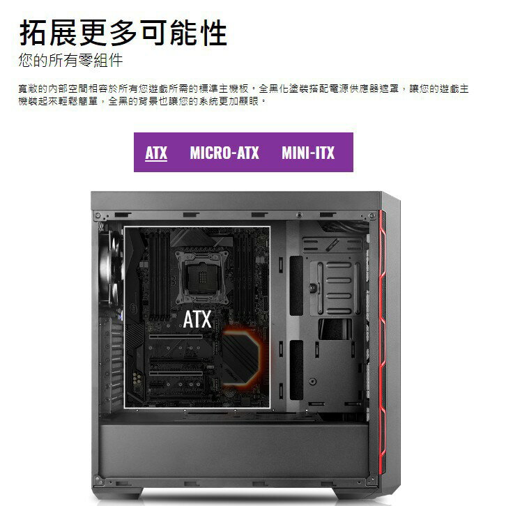 Cooler Master 酷碼 MasterBox MB600L 藍 可裝光碟 機殼 電腦機殼 顯卡長40 | 平價屋3C | 樂天市場 ...