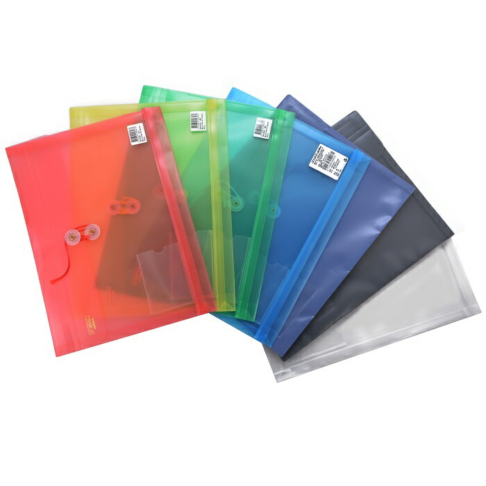 HFPWP 超聯捷 GF218-N-10 壓花透明文件袋 (A4) (橫式) (附繩) (加名片袋) (10個入) | 聯盟文具直營店 | 樂天市場Rakuten