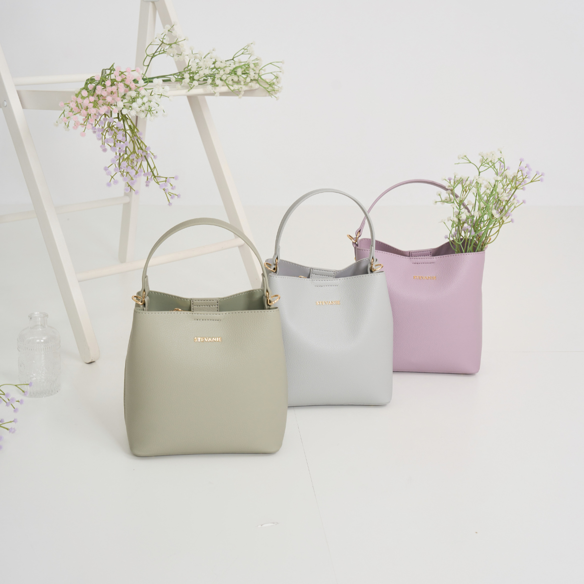 STEVANIE - LYCHI 浪漫三色水桶包【質感精選★APP下單點數4倍送】 | STEVANIE | 樂天市場Rakuten