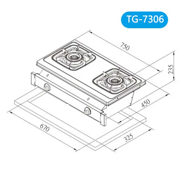 莊頭北 TG-7306 濕鍋零秒點火 雙環 嵌入爐 銅爐頭 瓦斯爐 限定區域送基本安裝【KW廚房世界】【領券滿額再折千10/31止】 | KW廚房世界 | 樂天市場Rakuten