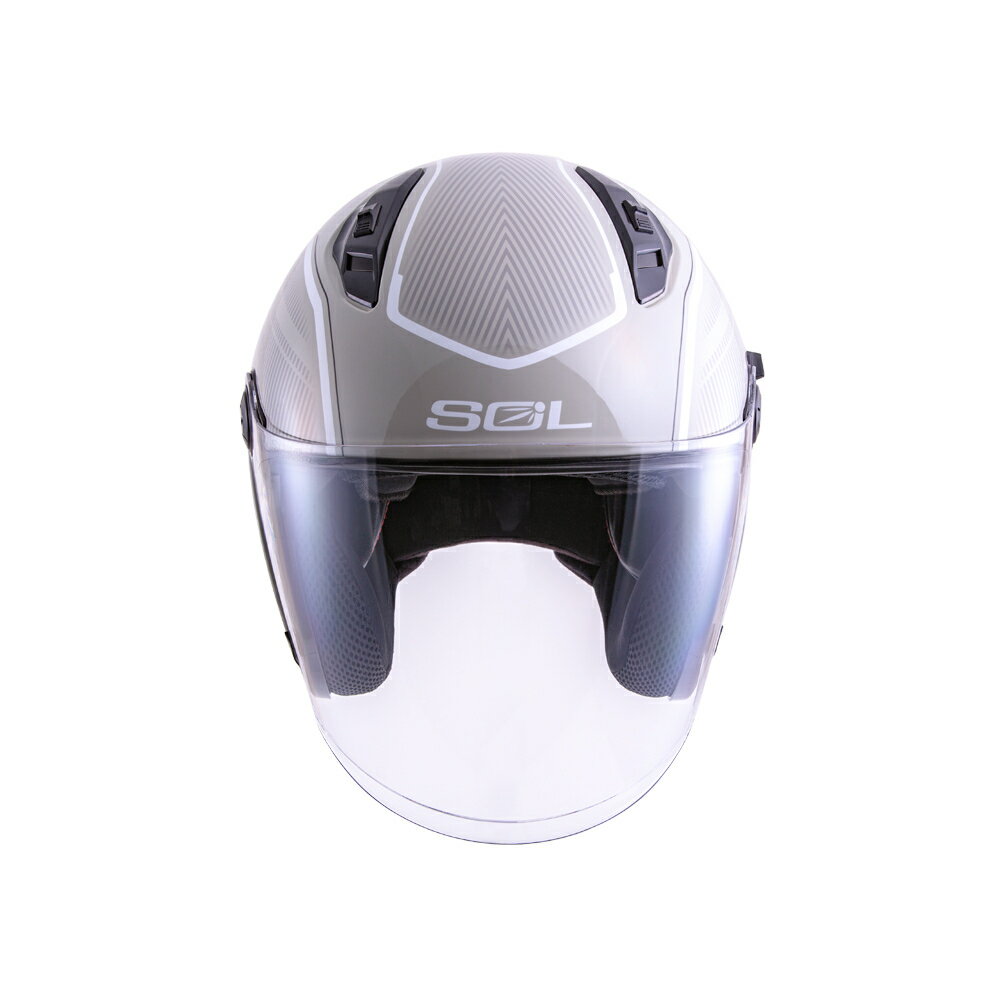 【SOL Helmets】SO-12開放式安全帽 (極光_灰/白) ｜ SOL安全帽官方商城 | SOL Helmets | 樂天市場Rakuten