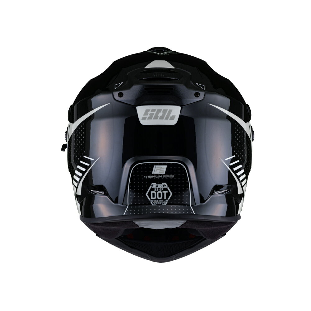 【SOL Helmets】SS-2P複合式安全帽 (拓荒者_黑/白) 帽舌需另加購｜ SOL安全帽官方商城 | SOL Helmets | 樂天市場Rakuten