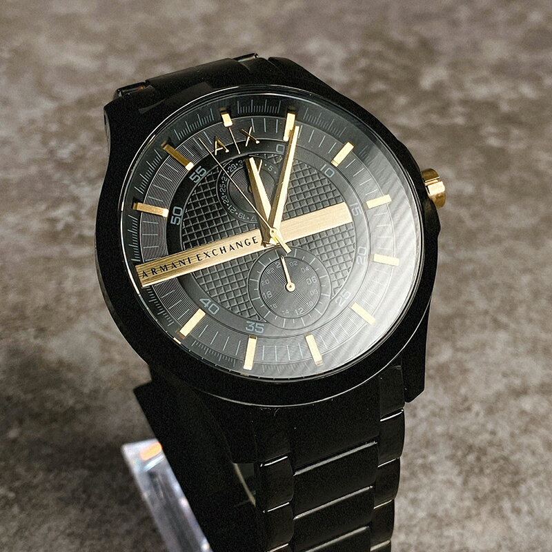 美國百分百【Armani Exchange】AX 手錶腕錶 阿曼尼 鋼錶帶 AX2121 簡約 低調素面 黑金 AQ21 | 美國百分百直營店 ...