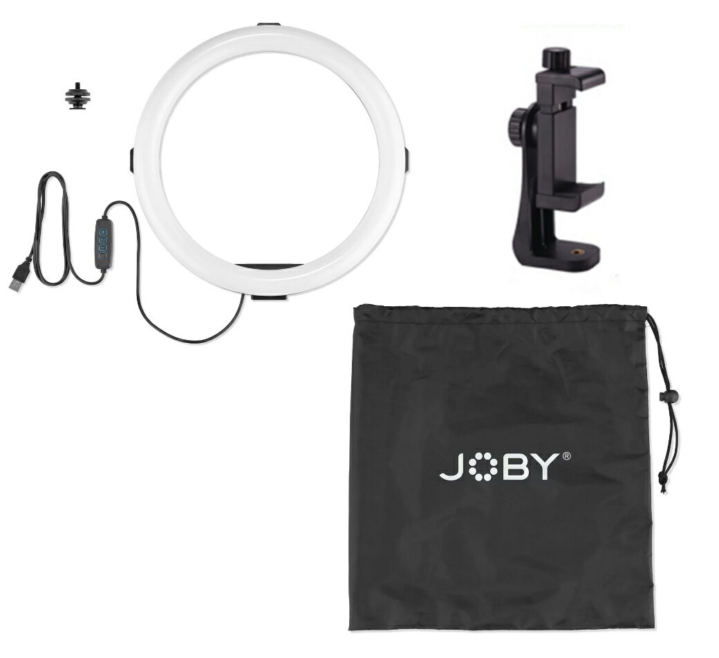 【eYe攝影】現貨 JOBY Beamo Ring Light 12'' 柔光燈 環燈 可調色溫 自拍 直播 棚燈 手持 | 鋼普拉 eye ...