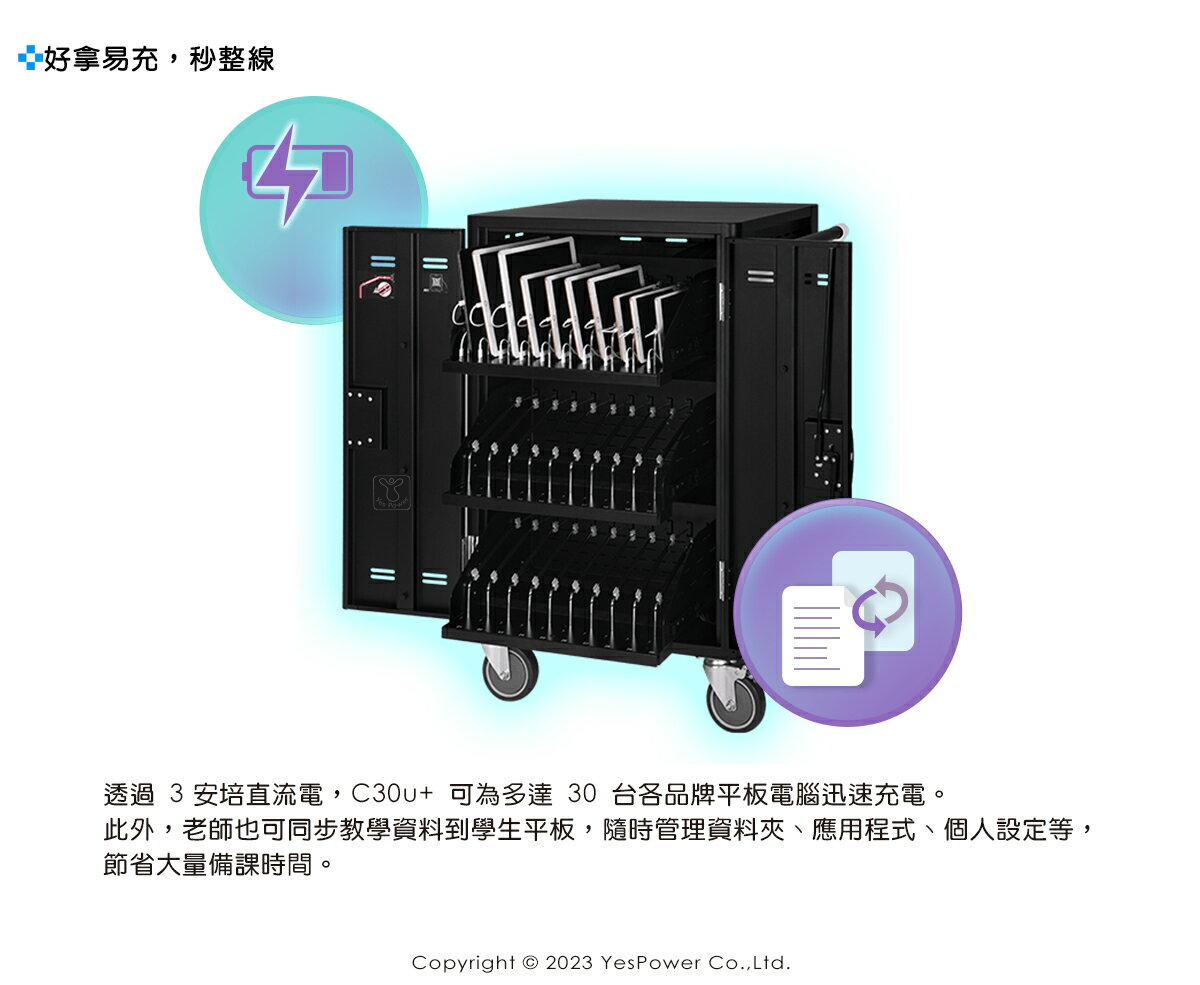 *來電優惠*C30u+ AVer 30台平板電腦充電同步車 | 悅適影音教學導覽用品 | 樂天市場Rakuten