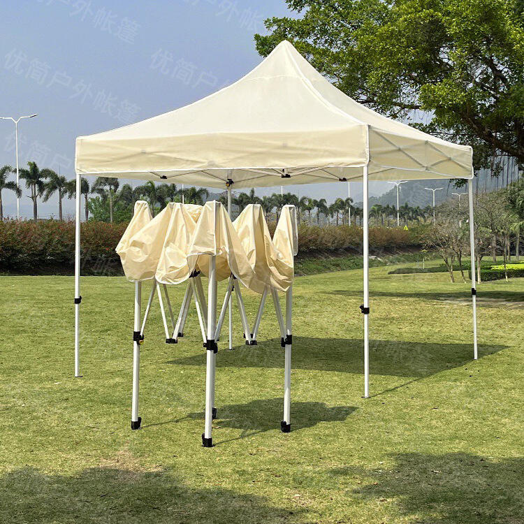 遮陽棚 遮雨棚 廣告棚 四腳帳篷 停車棚 四角防雨遮陽棚 四腳折疊雨棚 戶外帳篷 夜市擺攤用卡其色伸縮式大傘 | 威吉優品 | 樂天市場Rakuten