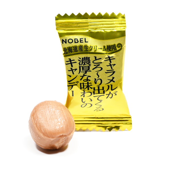 【江戶物語】 NOBEL 諾貝爾 濃厚焦糖風味糖 80g 硬糖 夾心糖 北海道奶油 日本糖果 日本原裝 日本進口 | 江戶物語直營店 | 樂天市場Rakuten