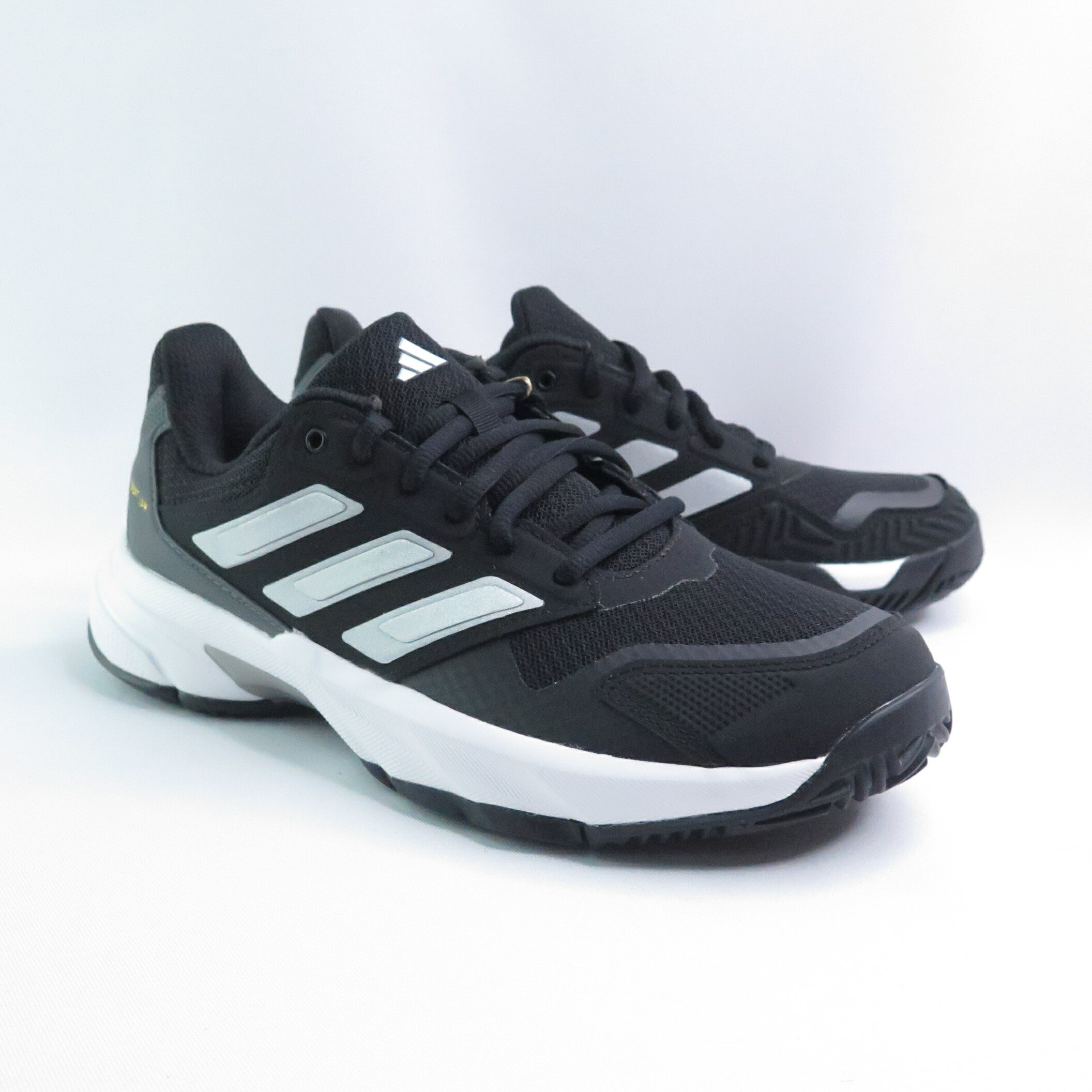 ADIDAS ID2458 女網球鞋 CourtJam Control 3 W 黑x銀【iSport愛運動】 | ISPORTSHOP直營店 ...
