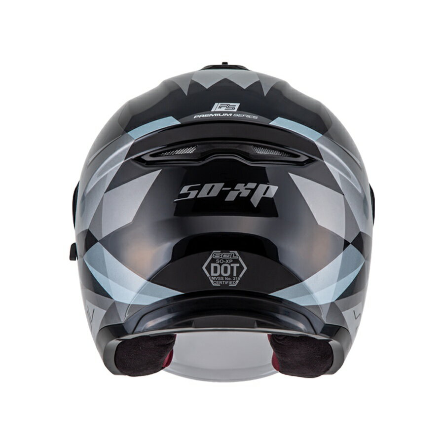 【SOL Helmets】SO-XP開放式安全帽 (獨角獸_黑/銀) ｜ SOL安全帽官方商城 | SOL Helmets | 樂天市場Rakuten