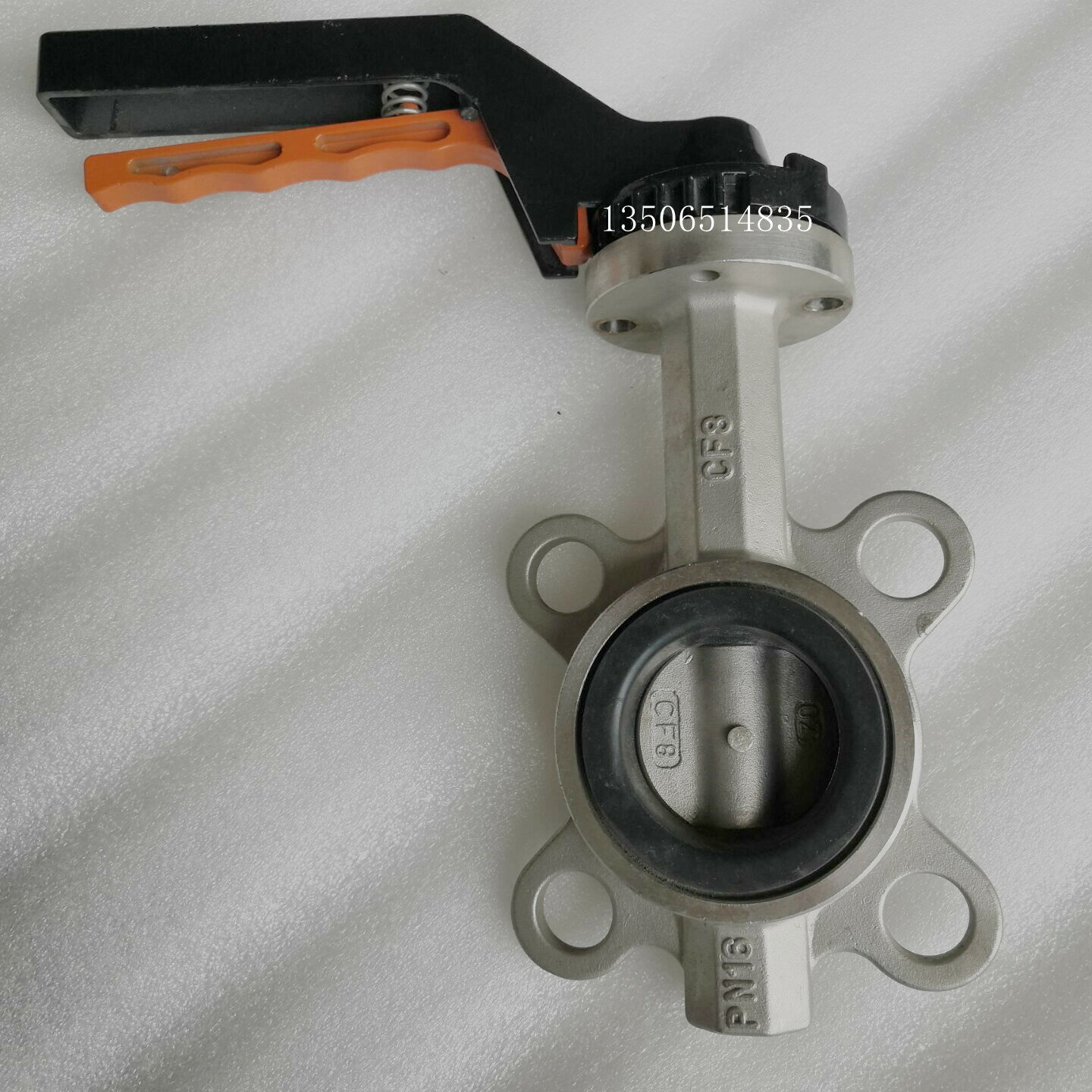 不銹鋼對夾式蝶閥D71F-16P 重體硅溶膠八角體304配鋁合金手柄 | 協貿國際日用品生活12館 | 樂天市場Rakuten