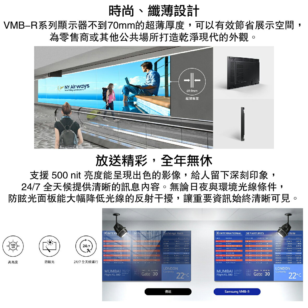 SAMSUNG VM55B-R 55吋 VMB-R系列 LCD 拼接電視牆 | 金曲音響 | 金曲音響直營店 | 樂天市場Rakuten