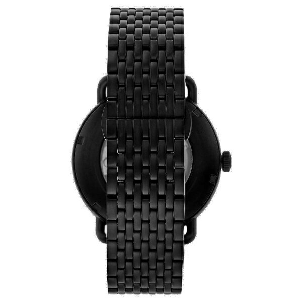 EMPORIO ARMANI 亞曼尼 AR60025 3D立體概念鏤空造型時尚機械腕錶 / 黑 40mm｜樂天全館特惠中★指定刷卡回饋10% ...