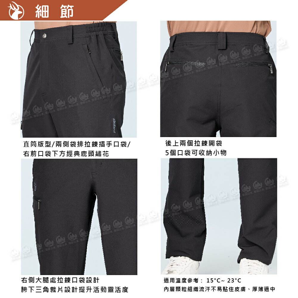 【Wildland 荒野 男 彈性四季款功能長褲《黑》】S2388/機能褲/運動褲/休閒褲/保暖褲 | 悠遊山水戶外生活館直營店 | 樂天市場Rakuten