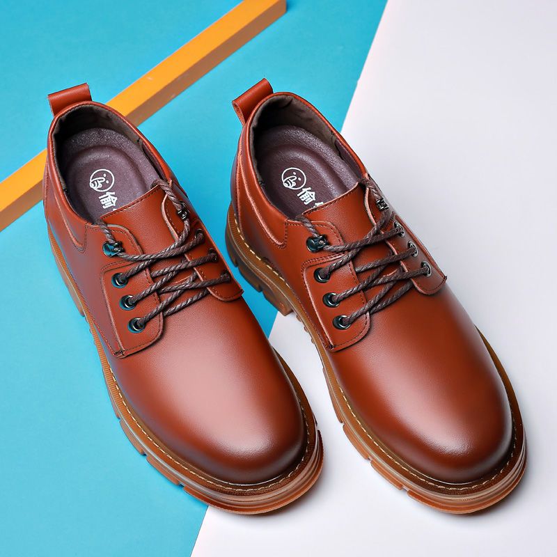 工廠現貨 秋戶外工裝鞋內增高特高運動休閑男鞋10厘米增高鞋男10cm大頭皮鞋487-LPS 保售後 台灣公司 | 友家生活館 | 樂天市場 ...