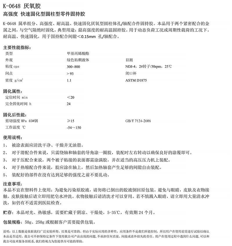 KAFUTER卡夫特K-0648圓柱型零件固持膠厭氧 耐高溫修復膠螺紋[領邦五金配件] | 領邦五金配件 | 樂天市場Rakuten