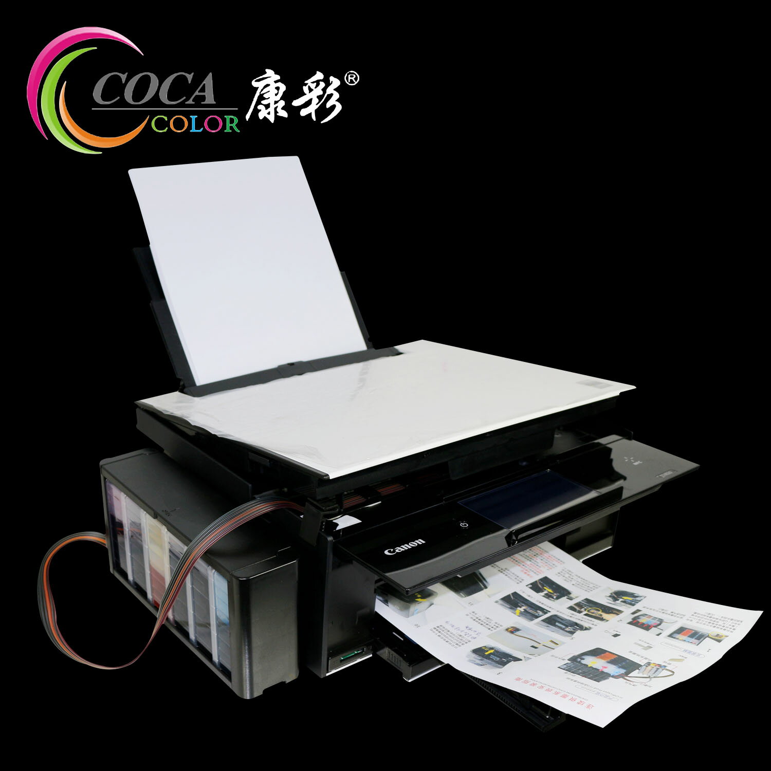 康彩原裝 適用 佳能CANON TS5060 TS6060打印機連供 連續供墨系統墨盒墨水 | 招財貓商鋪 | 樂天市場Rakuten