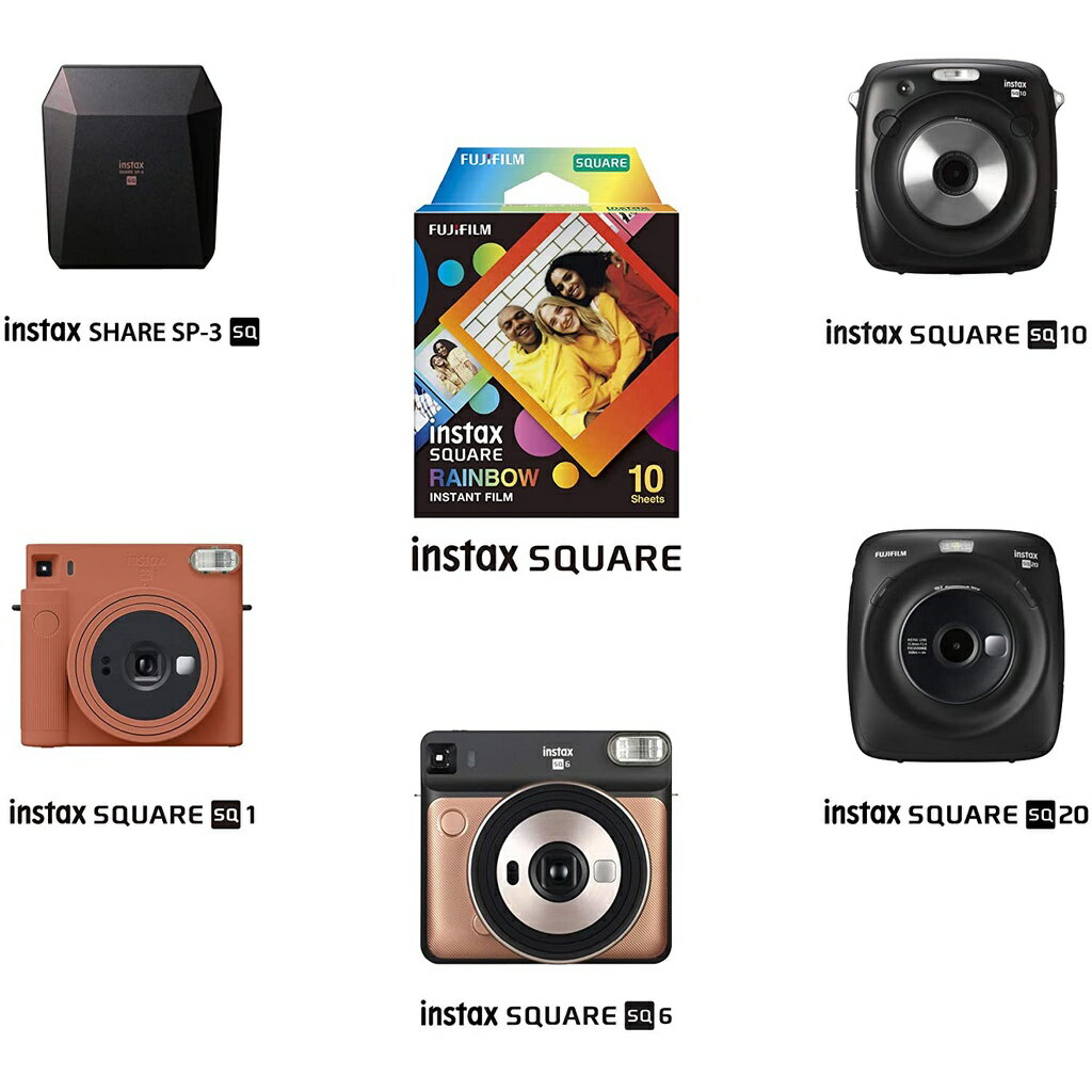 現貨 過期底片 FUJI instax 彩虹 SQUARE SQ 方型空白底片 拍立得 SP-3 SQ1 SQ6 SQ10 SQ2 | X翔祐Y | 樂天市場Rakuten