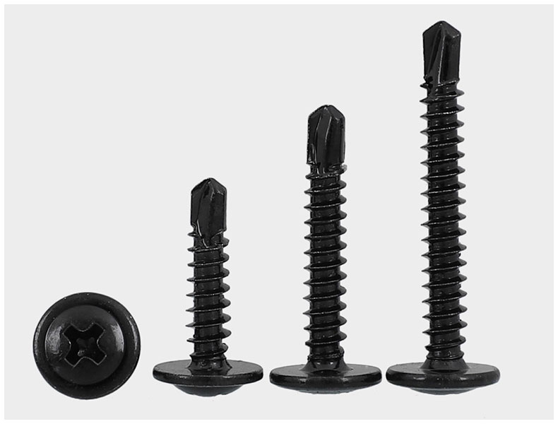 4.2M4.8黑色410不銹鋼十字大扁頭鉆尾自攻釘圓頭華司燕尾自鉆螺絲 | 協貿國際日用品生活2館 | 樂天市場Rakuten