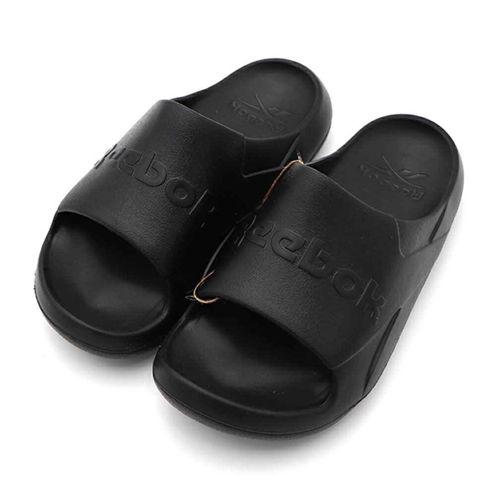 【全館滿額折】 Reebok Clean Slide 黑色 軟底 休閒 防水 拖鞋 男女款 H6654【新竹皇家100200310】 | 新竹 ...