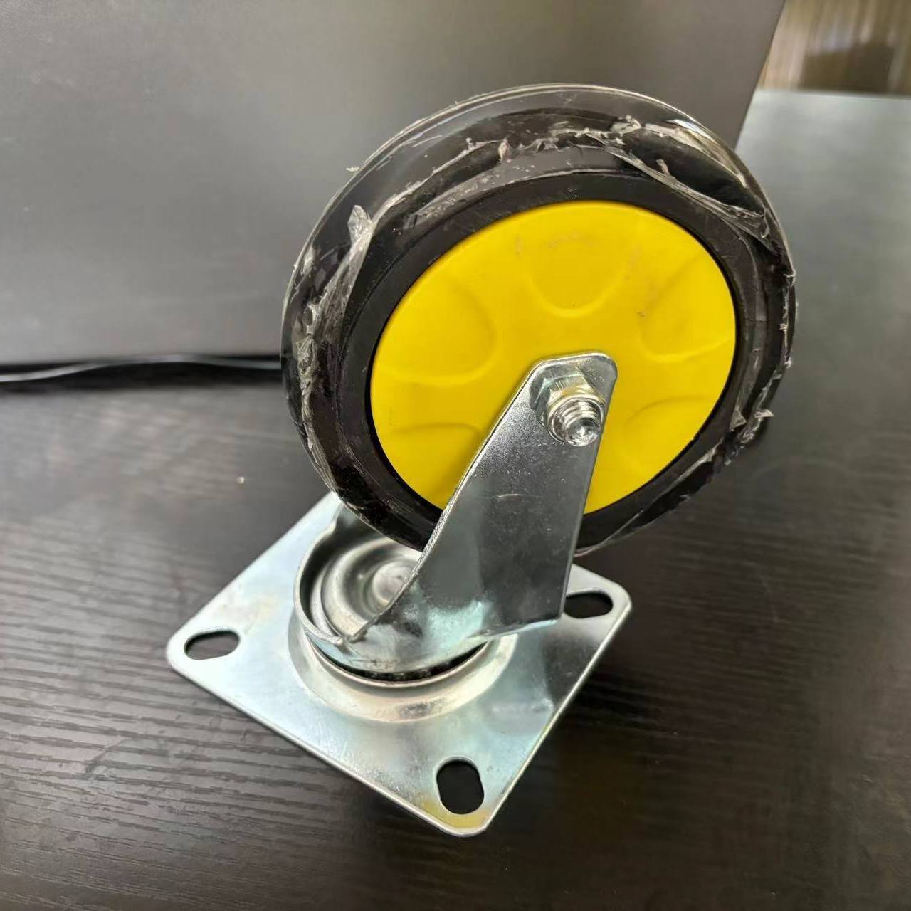 免運 輪子 推車輪 平板車輪 4寸5寸手推車平板車靜音橡膠輪耐磨小推車加重輪子加厚萬向輪定向工廠直銷 開立發票 特惠/售後保障Z1223 ...