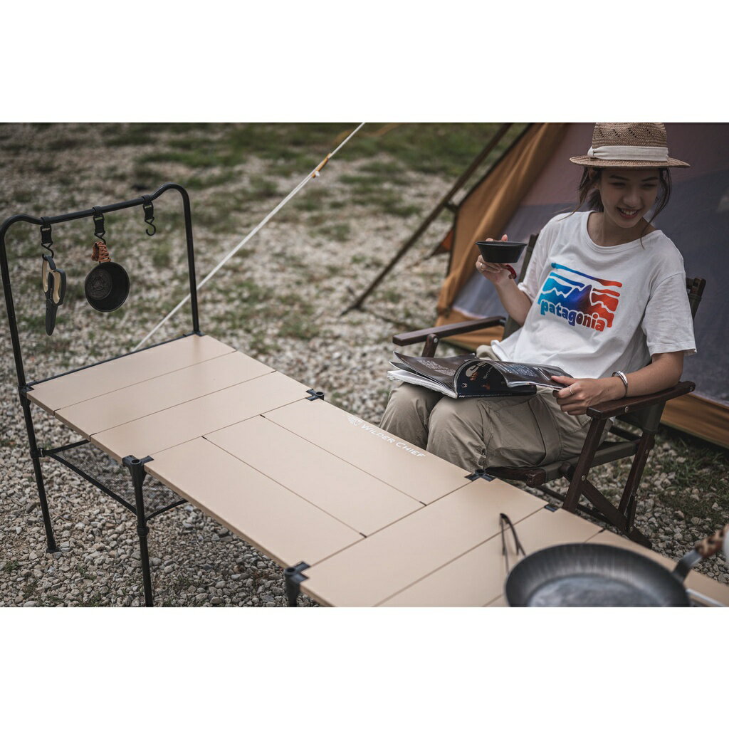 Wilder Chief 荒野酋長 荒野戰術積木桌 黑色 奶茶沙【野外營】積木桌 戰術積木桌 燈柱 側掛架 | 野外營戶外旅遊用品店 | 樂天 ...