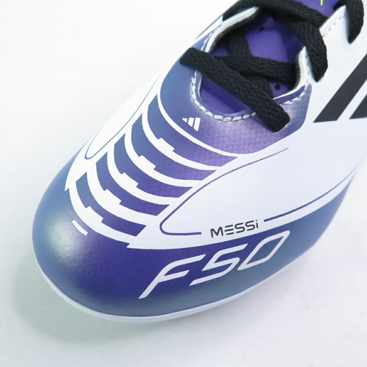 adidas IE9088 梅西 F50 Club FxG J MESSI 中大童 足球鞋 白紫【iSport愛運動 ...