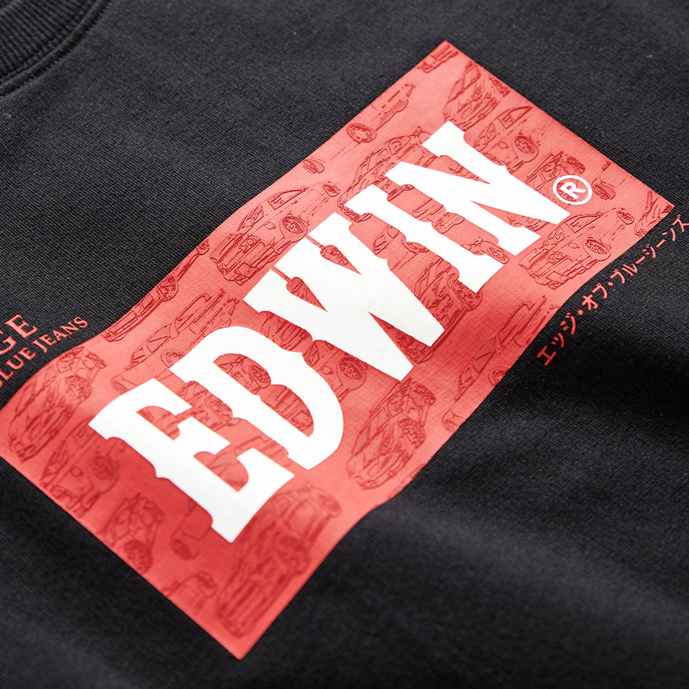 EDWIN EDGE系列 跑車BOX LOGO立體印花短袖T恤-男款 黑色 | EDWIN官方旗艦店直營店 | 樂天市場Rakuten