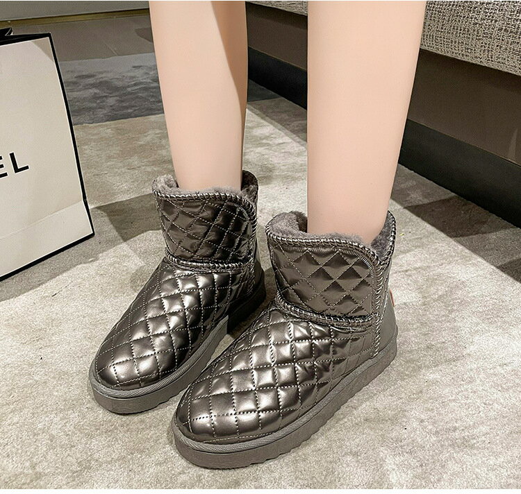 FB4096 冬季百搭新款加絨洋氣保暖雪地靴 | 寶貝小站時尚百貨生活館 | 樂天市場Rakuten