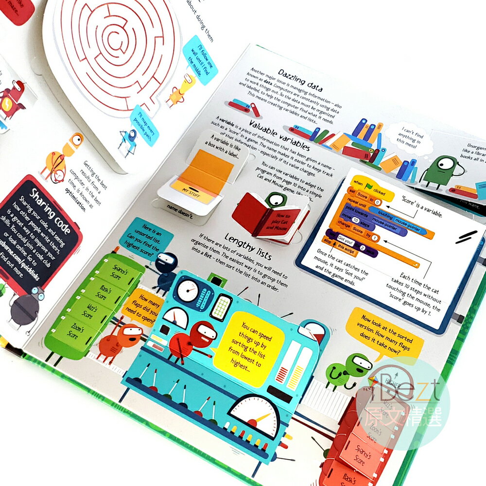 Usborne Lift-the-Flap Computers and Coding | 外文 | 繪本 | 電腦 | 晶片 | 翻翻 | 硬 ...