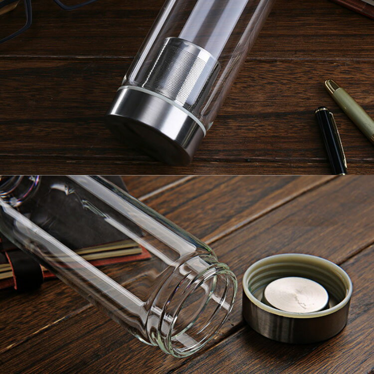 泡茶透明玻璃杯 550ml 茶漏隨行杯 玻璃水瓶 便攜冷泡茶壺 茶水分離泡茶杯【TA0613】《約翰家庭百貨 | 約翰家庭百貨直營店 | 樂天市場Rakuten