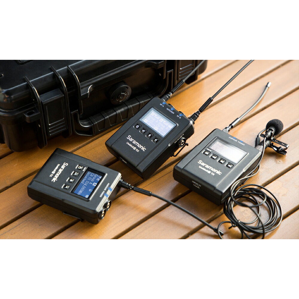 Saramonic 楓笛 UwMic9S Kit2 UHF 一對二無線麥克風系统 附專用氣密箱 勝興公司貨 相機專家 | CameraPro ...