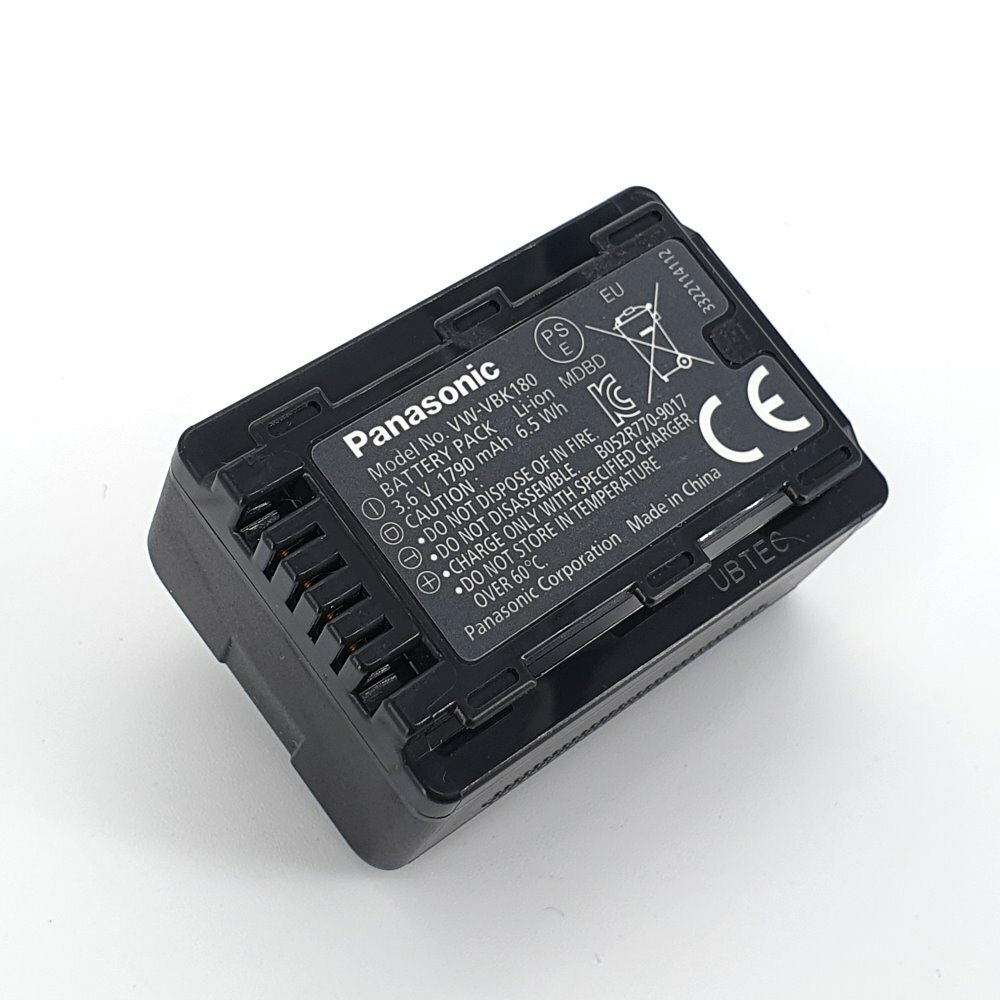 Panasonic VW-VBK180 原廠電池 3.6V 1790mAh 6.5Wh HC-V700 V700M HDC-HD60 HS60 ...