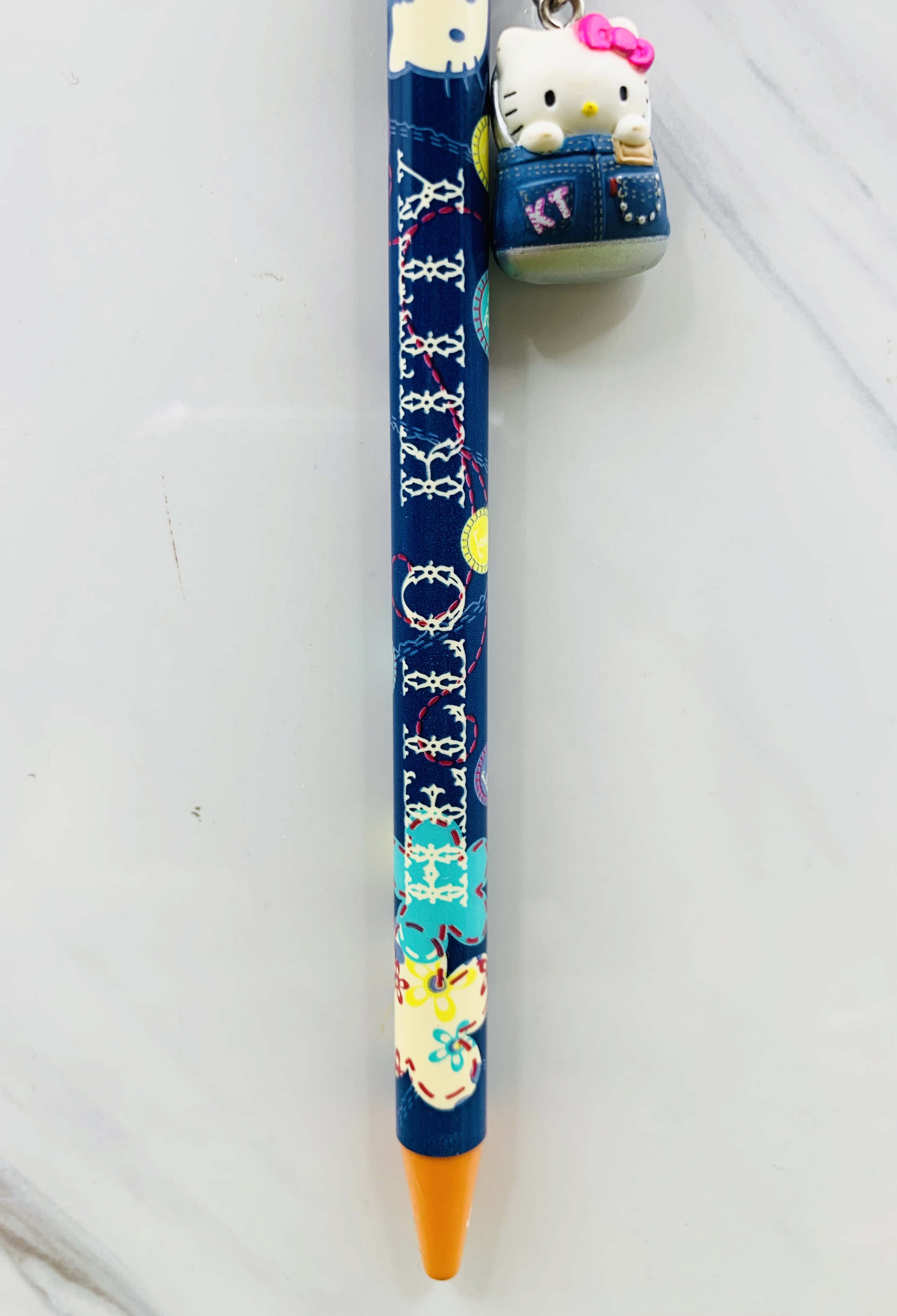 【震撼精品百貨】Hello Kitty 凱蒂貓~日本SANRIO三麗鷗 KITTY 地方限定版原子筆/中性筆-牛仔*73964 | 震撼日式精品百貨 | 樂天市場Rakuten