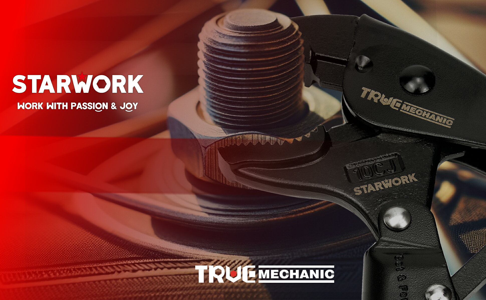 STARWORK TRUE MECHANIC™ 鍛匠 自動鎖定大力鉗 250mm | STARWORK | 樂天市場Rakuten