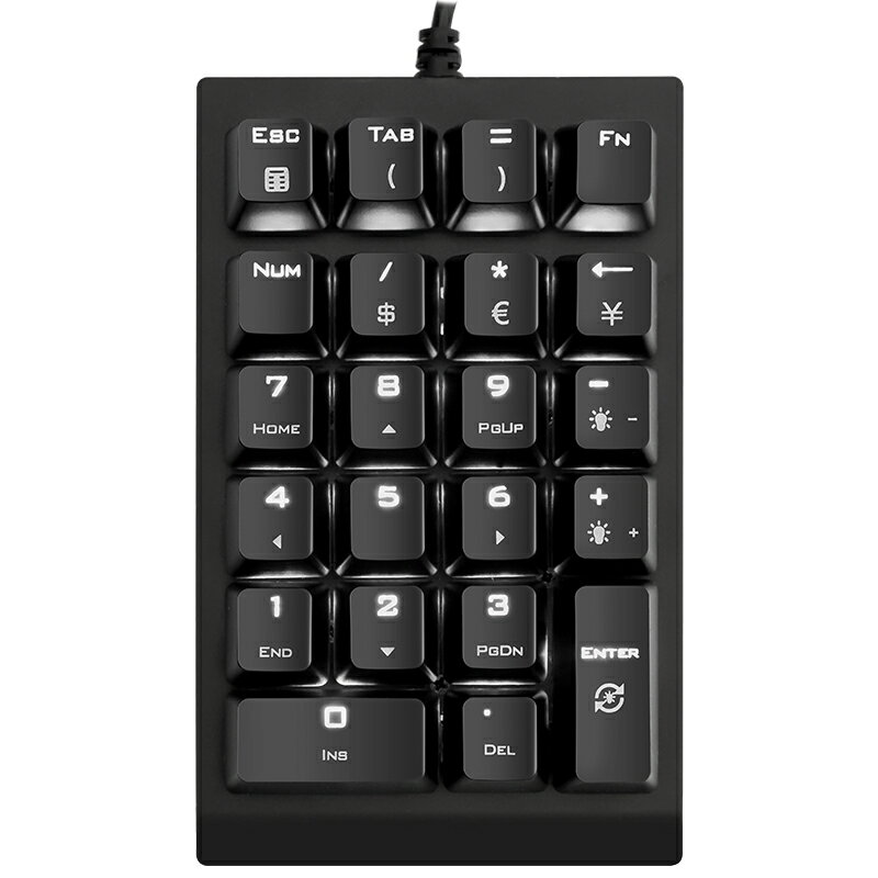 數字小鍵盤 COOLXSPEED-JX8810真機械數字鍵盤小型外置鍵盤手提筆記本電腦外接迷你便攜免切換會計財務股票出納銀行專用【MJ9886 ...