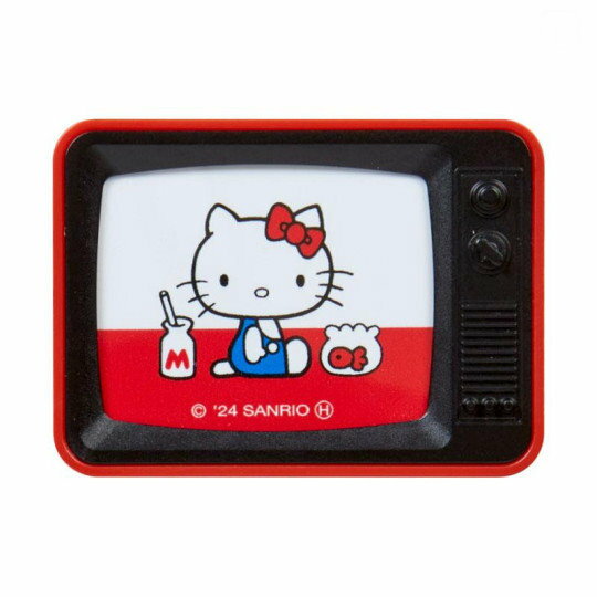 asdfkitty*日本製 KITTY 50週年紀念 復古電視機造型磁鐵-牛奶金魚-冰箱貼 裝飾磁鐵-正版商品 | asdfkitty可愛家精品店直營店 | 樂天市場Rakuten