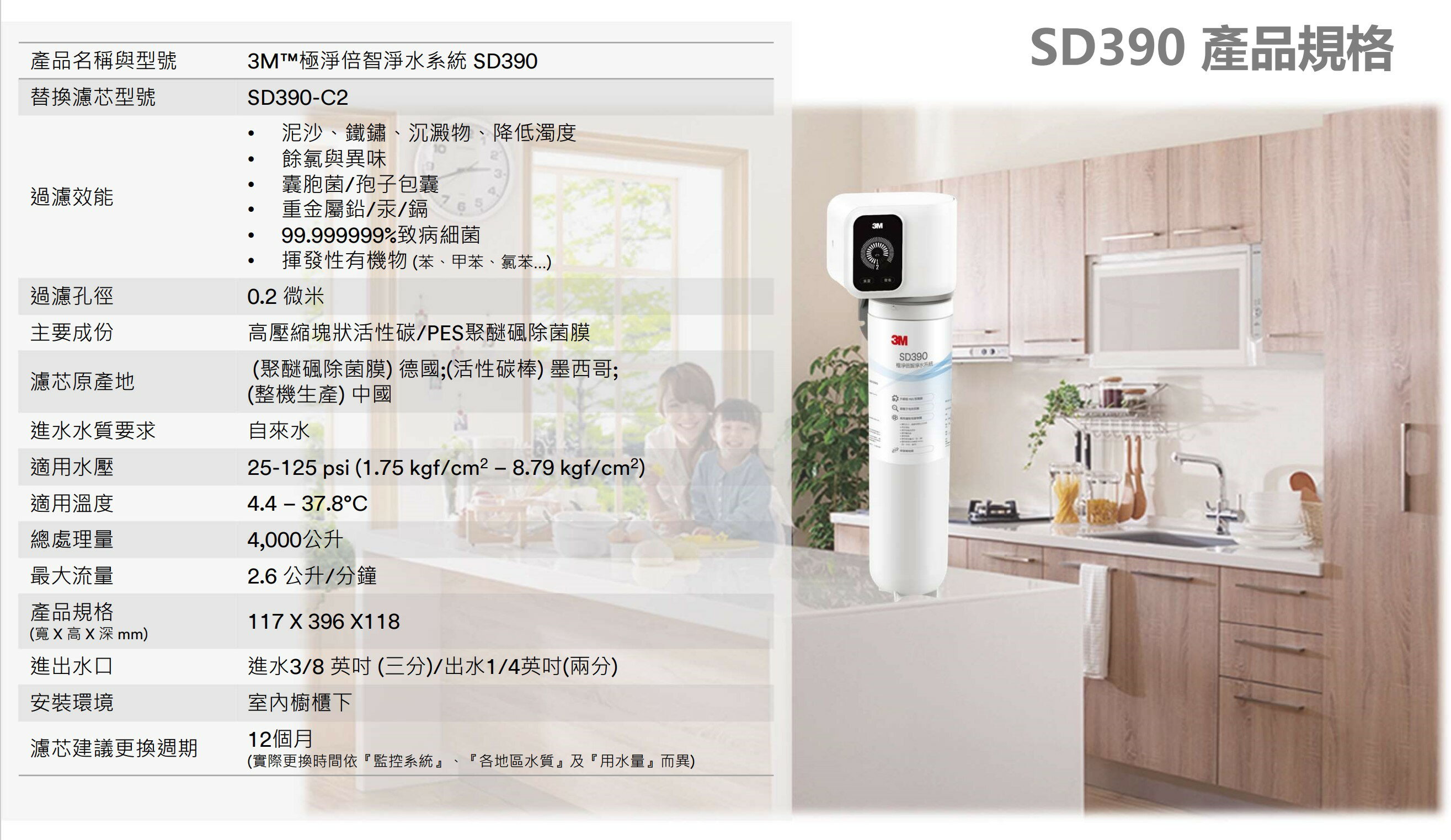 【3M】SD390 390 極淨倍智淨水系統 | 大山淨水生活館直營店 | 樂天市場Rakuten