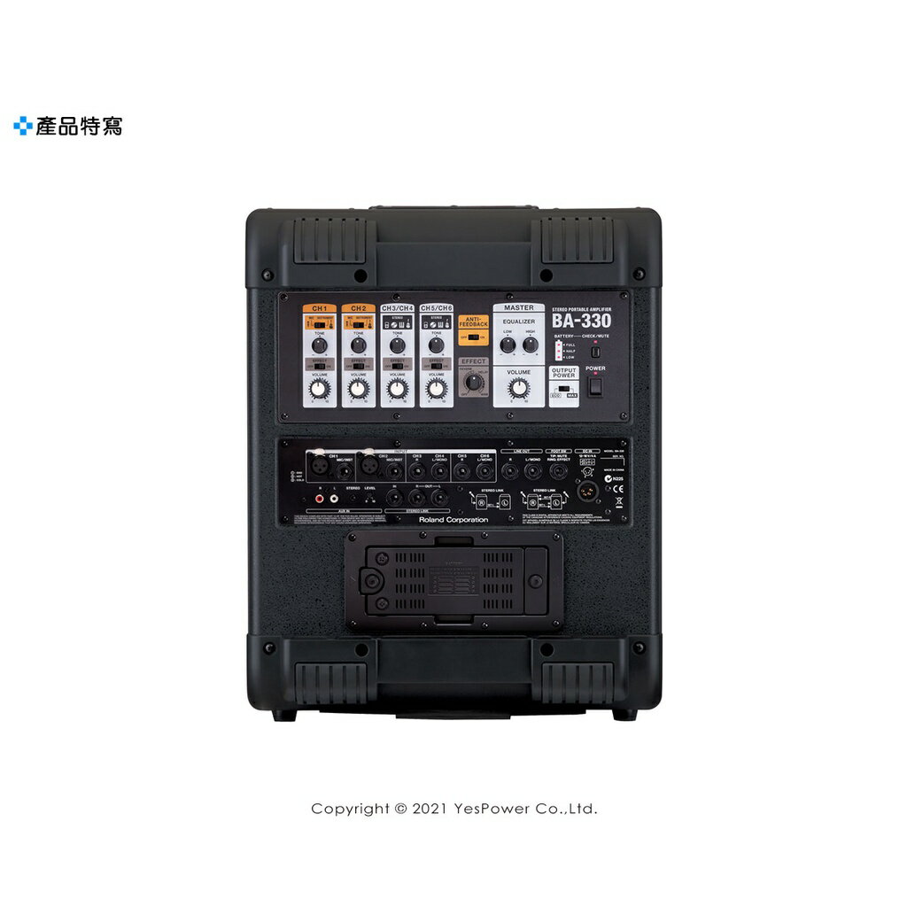 Roland BA-330 便攜式PA音箱 立體聲 電池供電 內置效果器 | 悅適影音教學導覽用品 | 樂天市場Rakuten