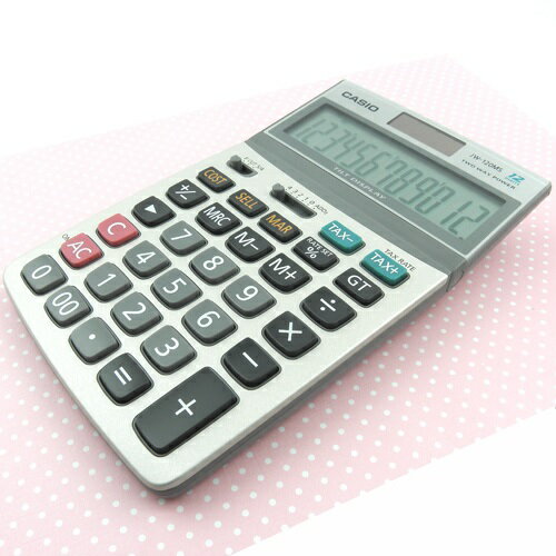 CASIO JW-120MS 可掀式面板 商用計算機 (12位) | 聯盟文具直營店 | 樂天市場Rakuten