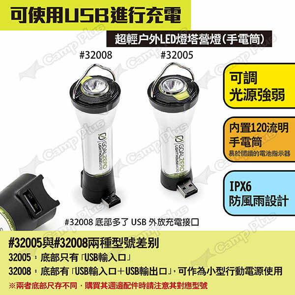 【Goal Zero】燈塔營燈-手電筒 兩款#32005#32008 風格露營燈 LED營燈 USB充電 露營 悠遊戶外 | 悠遊戶外露營生活館直營店 | 樂天市場Rakuten