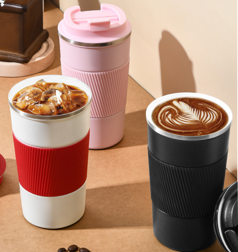 500ML 外帶咖啡杯,保溫杯,高品質陶瓷內膽,不鏽鋼保溫瓶,冰霸杯, 環保杯 (適合超商大杯咖啡的尺寸) | 奇酷拼 | 樂天市場Rakuten